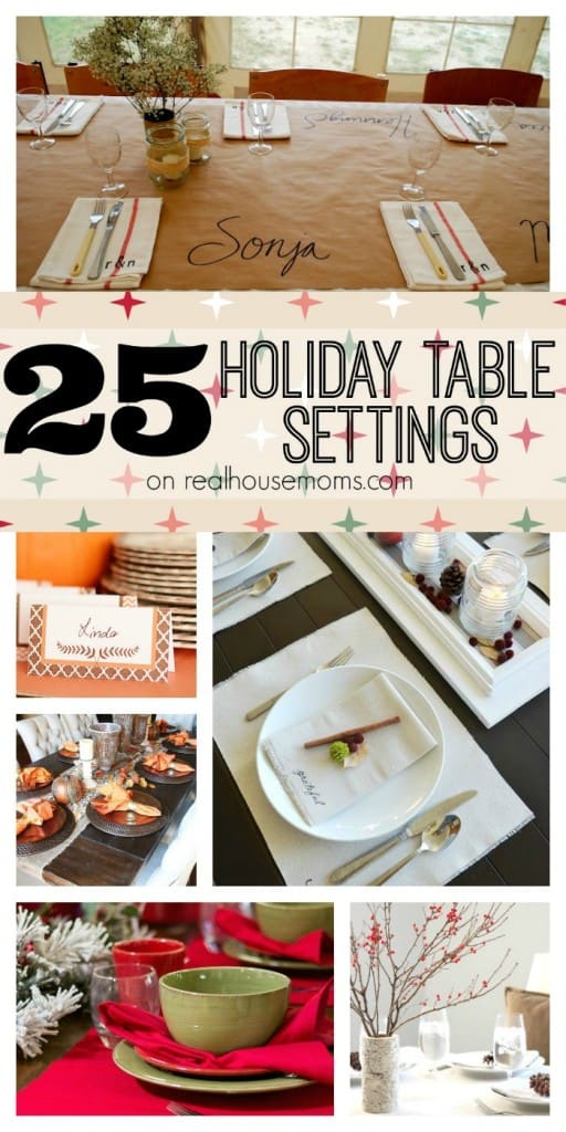 25 Holiday Table Settings ⋆ Real Housemoms