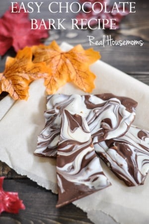 Easy Chocolate Bark Recipe ⋆ Real Housemoms