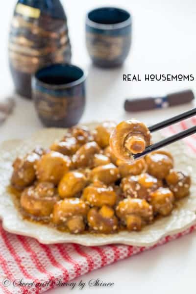 Sesame Garlic Mushrooms ⋆ Real Housemoms