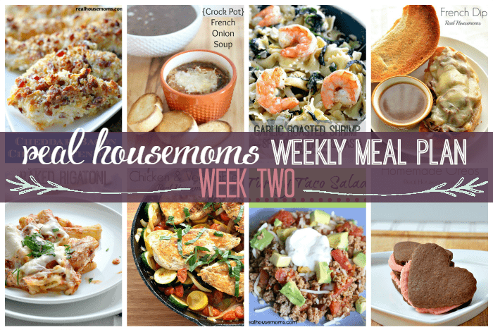 Weekly Meal Plan {Week 2} ⋆ Real Housemoms