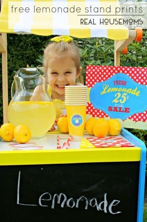Free Lemonade Stand Prints ⋆ Real Housemoms