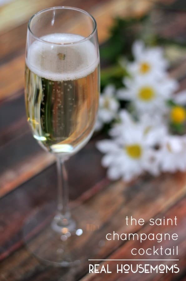 The Saint Champagne Cocktail ⋆ Real Housemoms