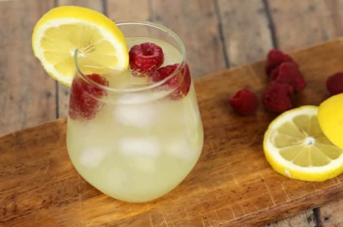 Lemon Raspberry Spritzer ⋆ Real Housemoms