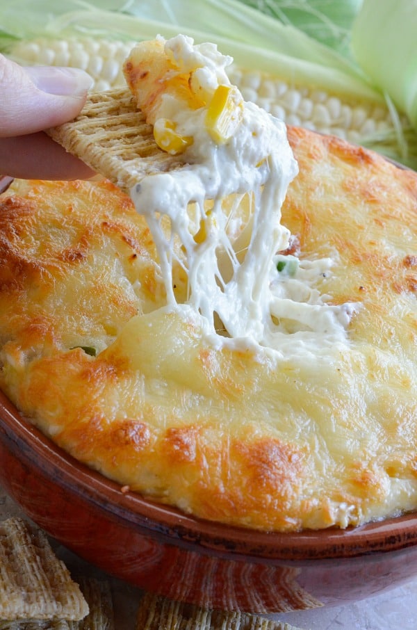 Roasted Corn and Jalapeño Dip ⋆ Real Housemoms