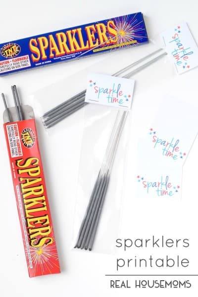 Sparklers Printable {PDF & Silhouette} ⋆ Real Housemoms