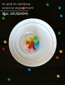 M and M Rainbow Science Experiment ⋆ Real Housemoms