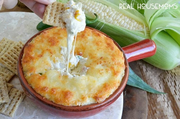 Roasted Corn and Jalapeño Dip ⋆ Real Housemoms