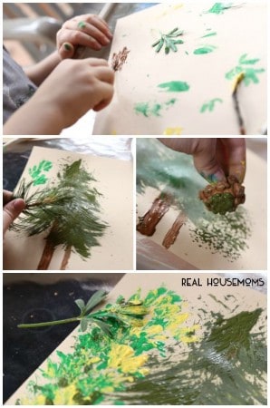 Kids Craft: Nature Painting ⋆ Real Housemoms