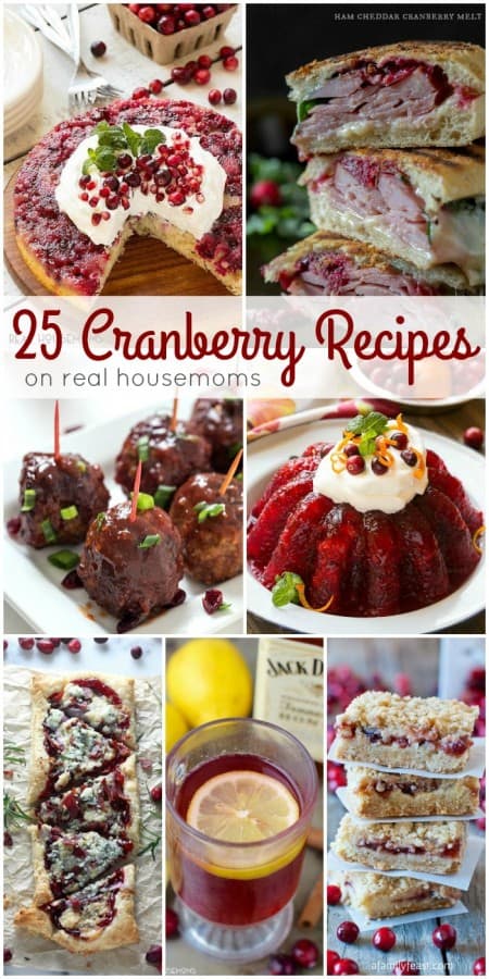 25 Cranberry Recipes ⋆ Real Housemoms