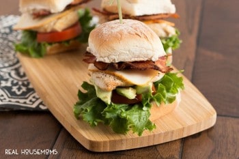 Chicken Club Sliders ⋆ Real Housemoms