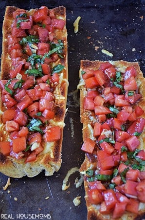 Caprese Bruschetta ⋆ Real Housemoms