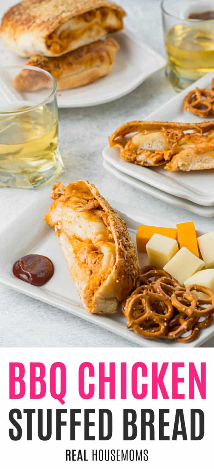 BBQ Chicken Stuffed Bread ⋆ Real Housemoms