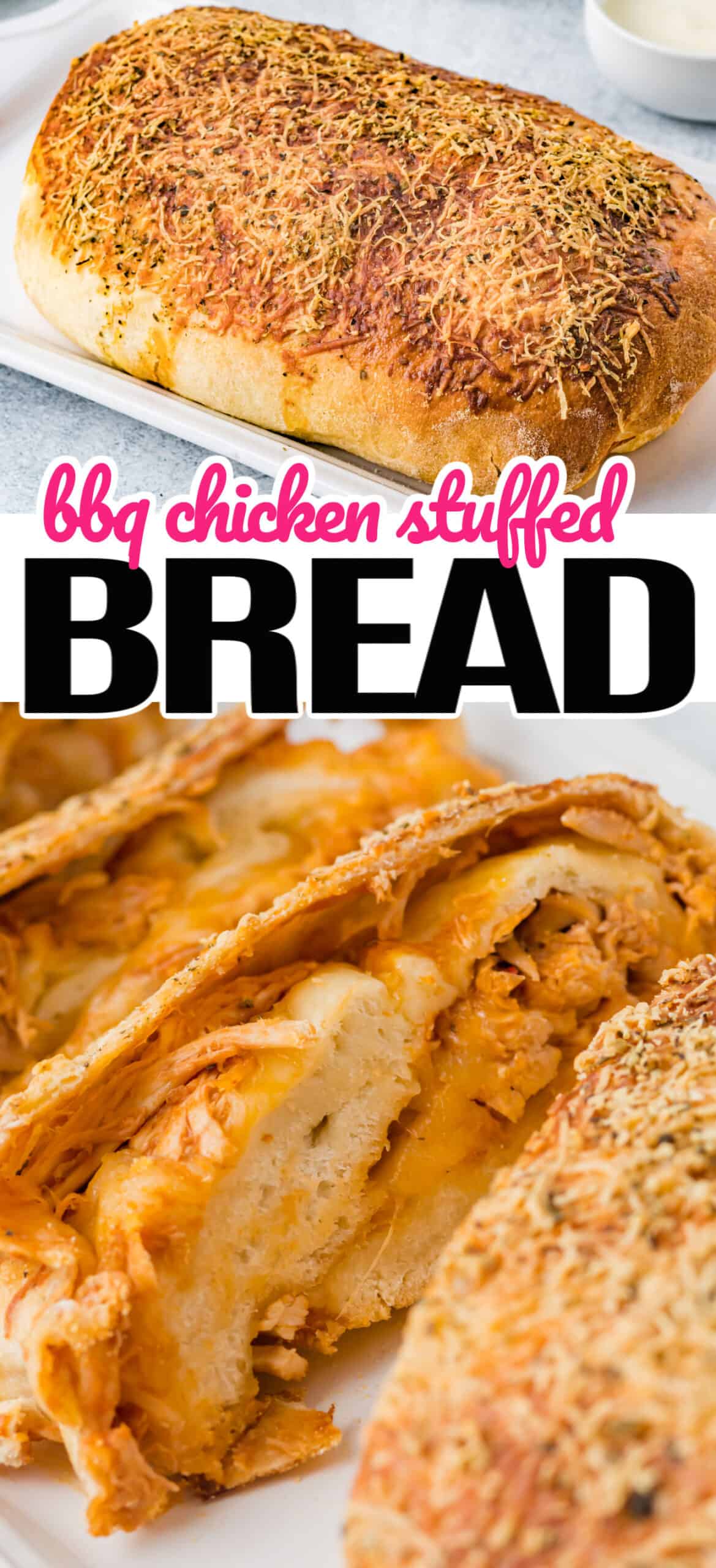 BBQ Chicken Stuffed Bread ⋆ Real Housemoms