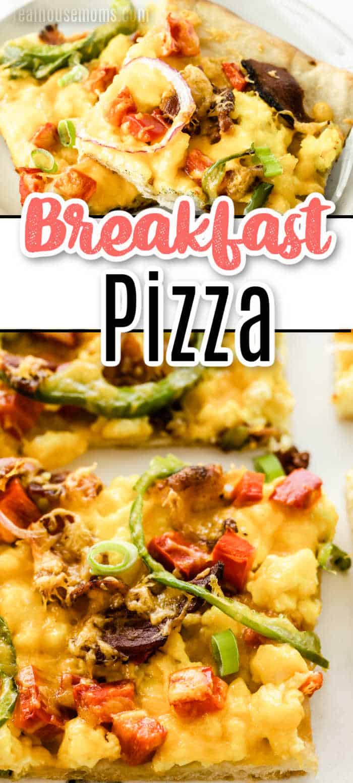 Bacon and Egg Bacon and Egg Breakfast Pizza ⋆ Real Housemoms