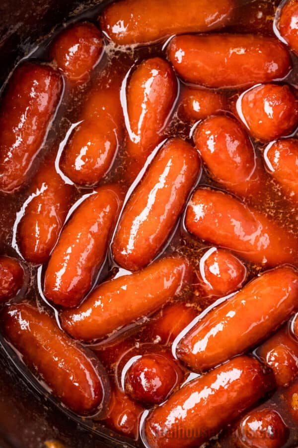 Bourbon Brown Sugar Smokies ⋆ Real Housemoms