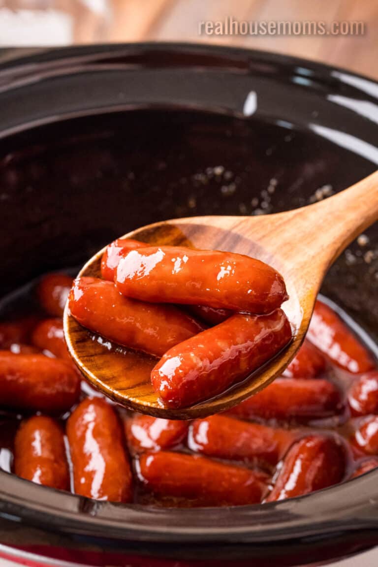 Bourbon Brown Sugar Smokies ⋆ Real Housemoms