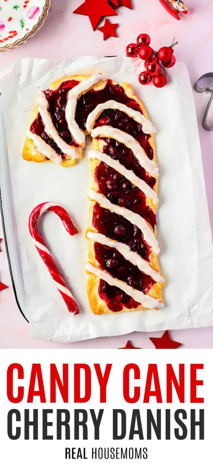 Candy Cane Cherry Danish ⋆ Real Housemoms
