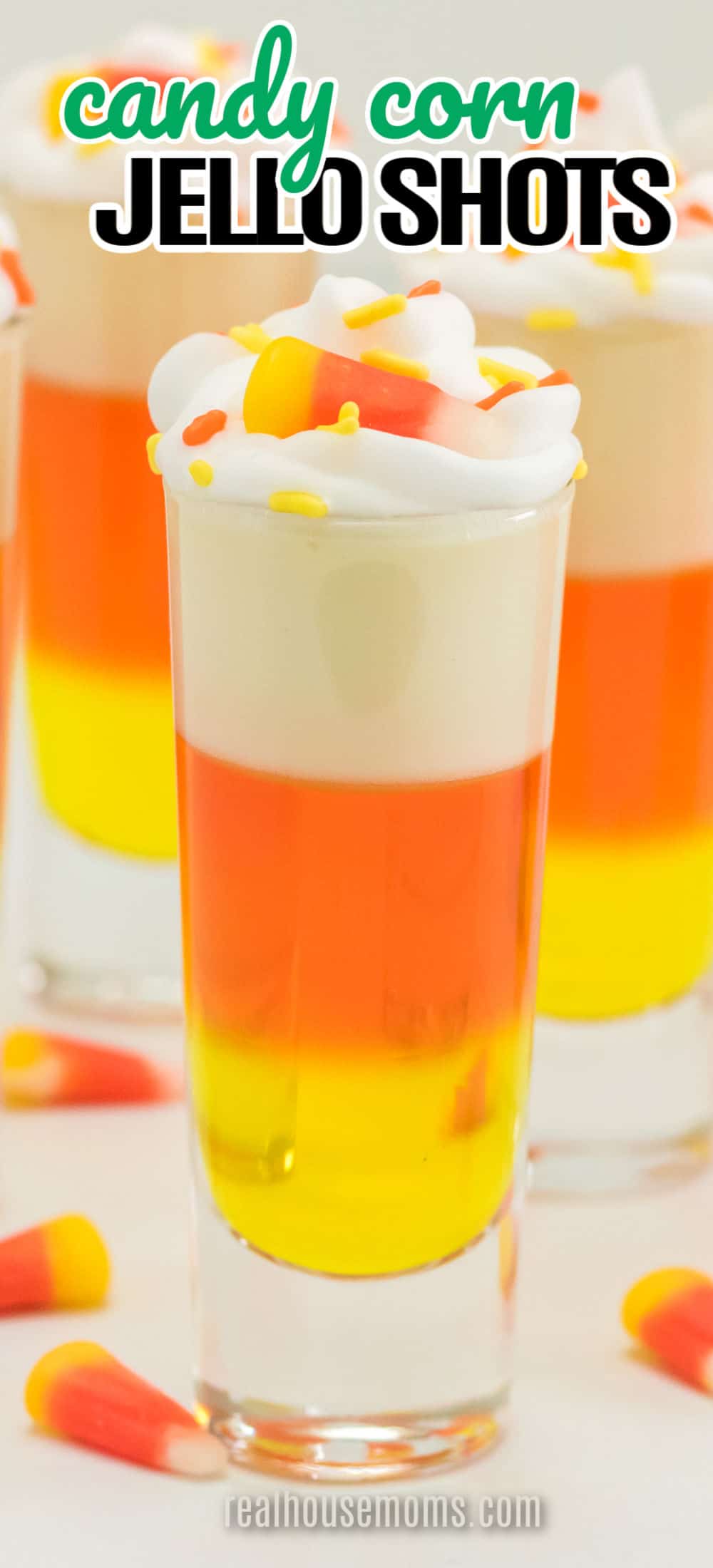 Candy Corn Jello Shots ⋆ Real Housemoms