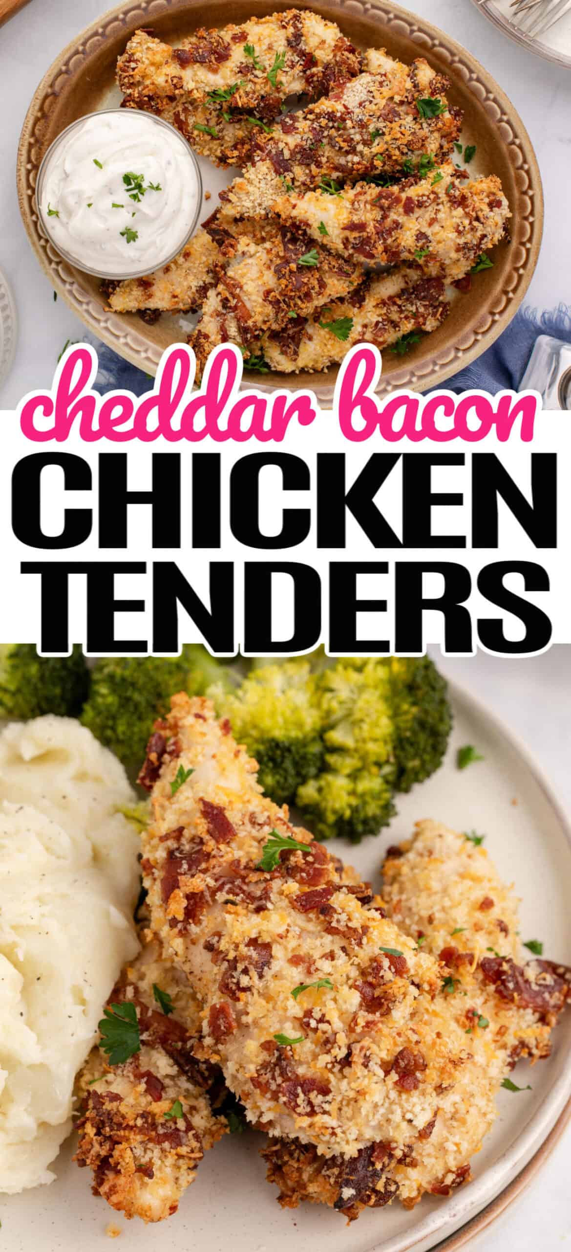 Cheddar Bacon Chicken Tenders ⋆ Real Housemoms