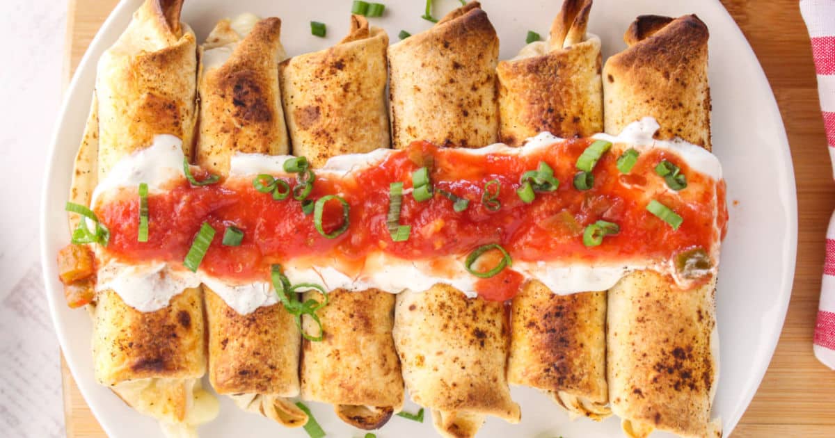 Cheesy Baked Beef Taquitos ⋆ Real Housemoms
