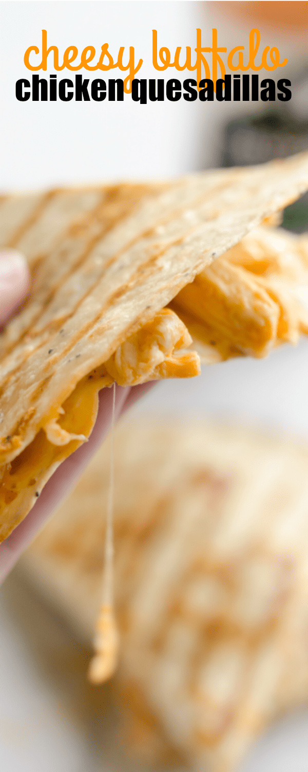 Cheesy Buffalo Chicken Quesadillas ⋆ Real Housemoms