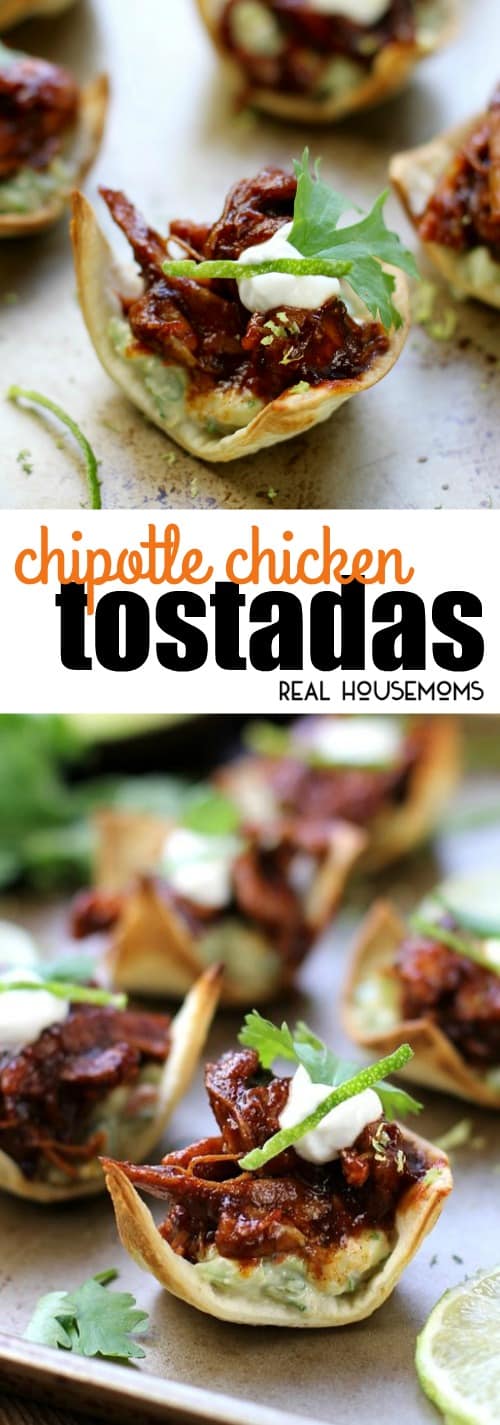 Chipotle Chicken Tostadas ⋆ Real Housemoms