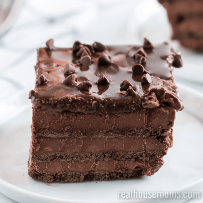 Triple Chocolate Icebox Cake Recipe ⋆ Real Housemoms