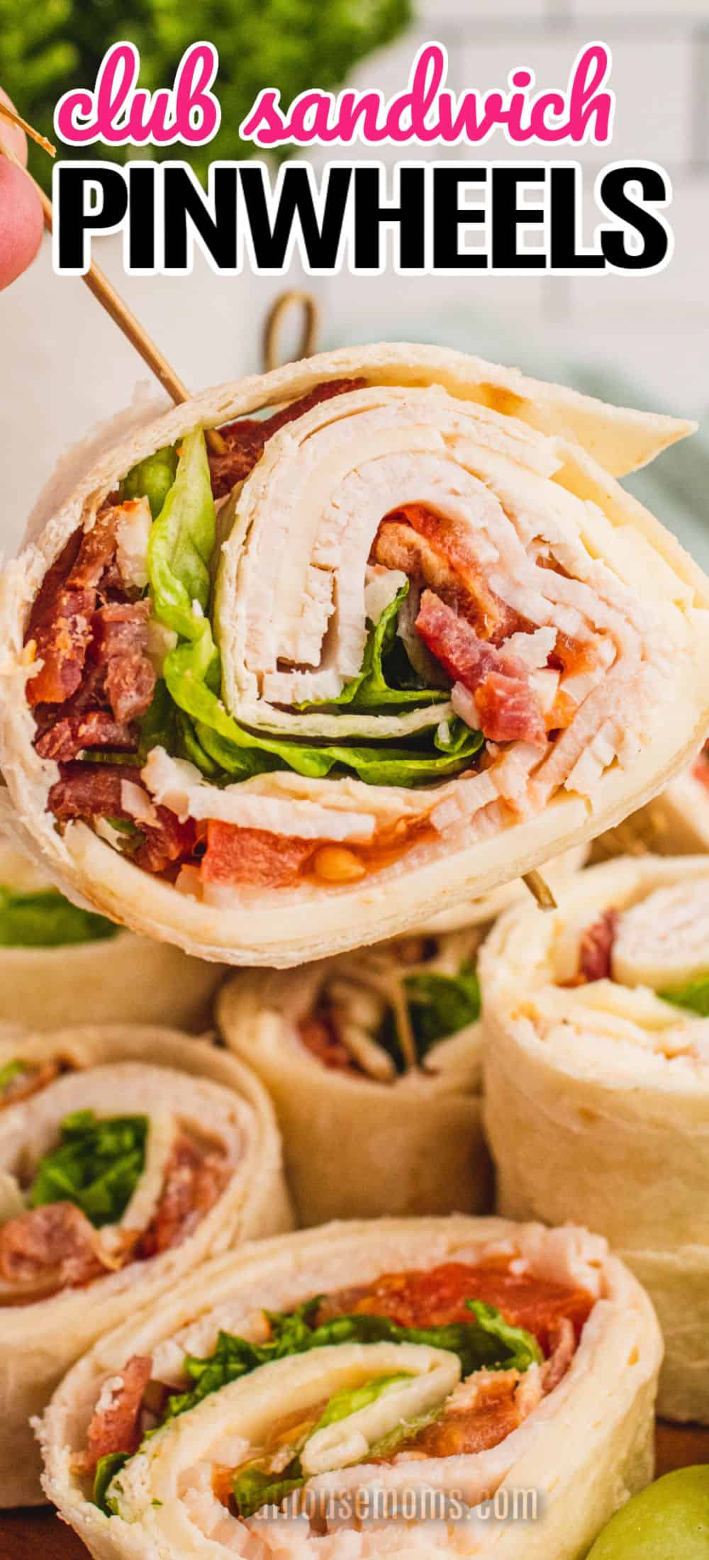 Club Sandwich Pinwheels ⋆ Real Housemoms