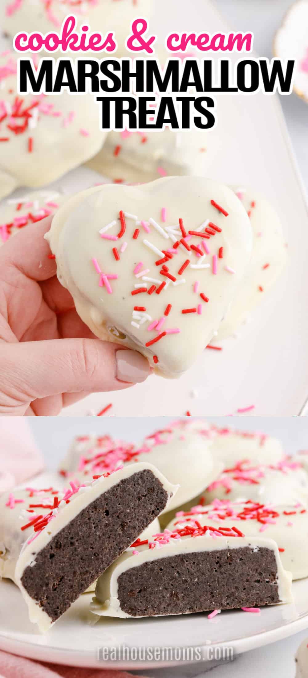 Cookies & Cream Marshmallow Treats ⋆ Real Housemoms