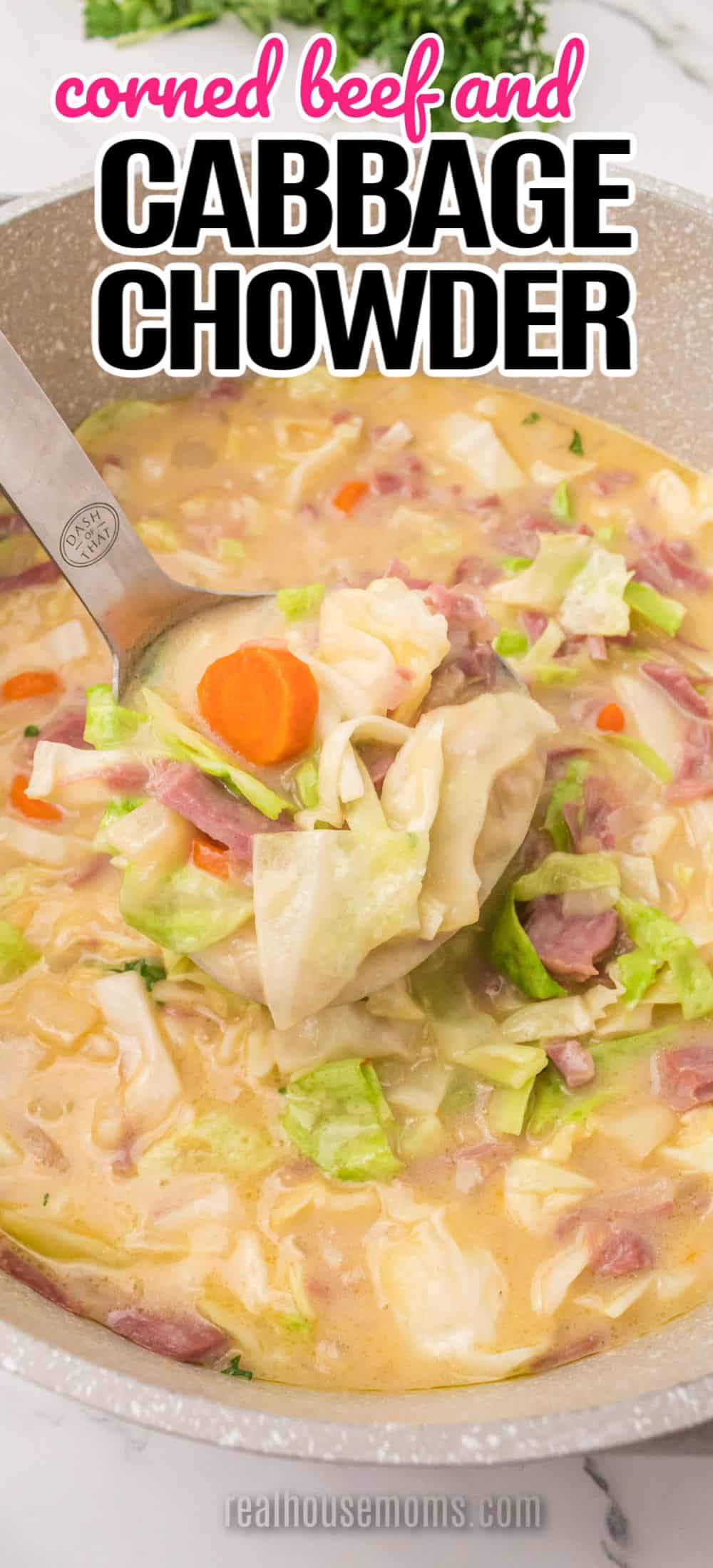 Corned Beef and Cabbage Chowder ⋆ Real Housemoms
