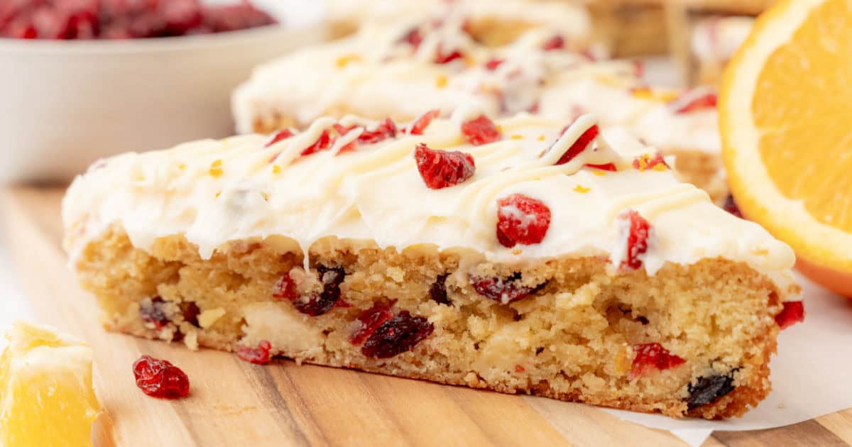 Cranberry Bliss Bars ⋆ Real Housemoms