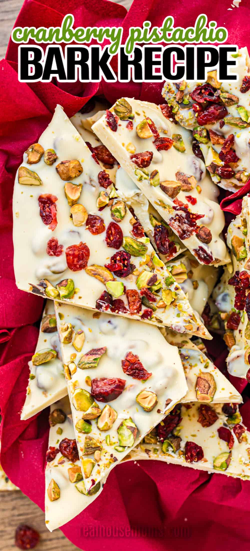 Cranberry Pistachio Bark ⋆ Real Housemoms