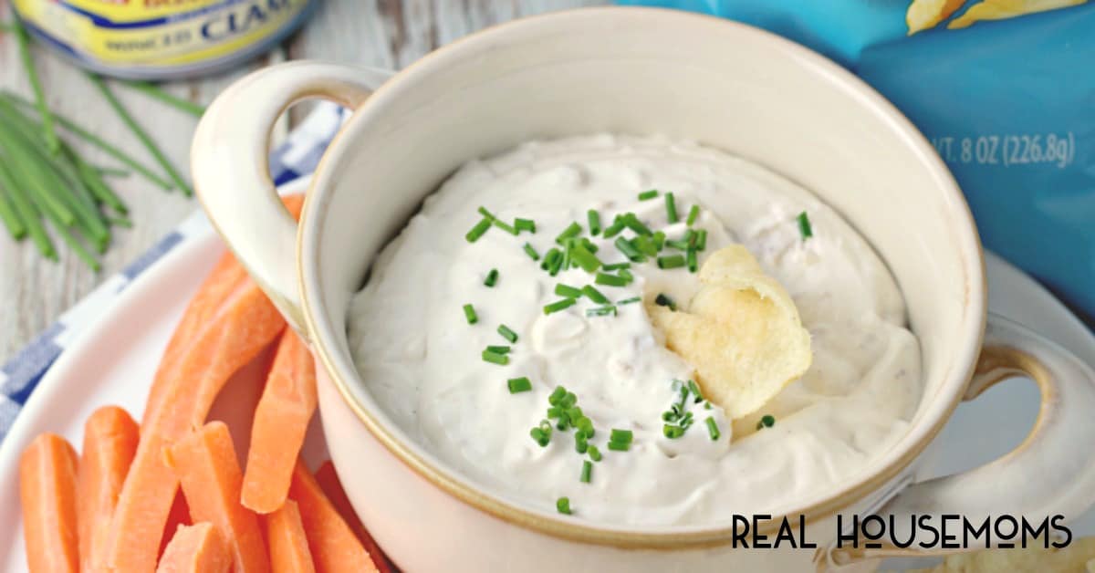 Creamy Clam Dip ⋆ Real Housemoms