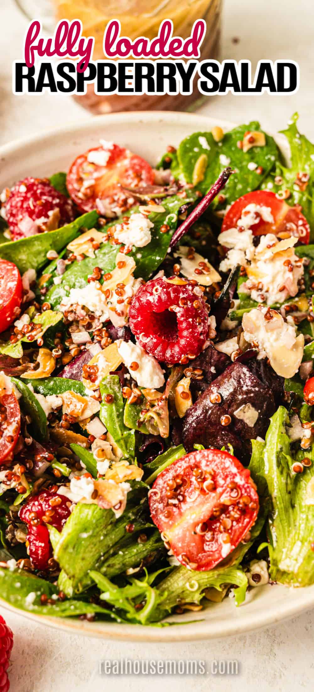 Fully Loaded Raspberry Salad ⋆ Real Housemoms