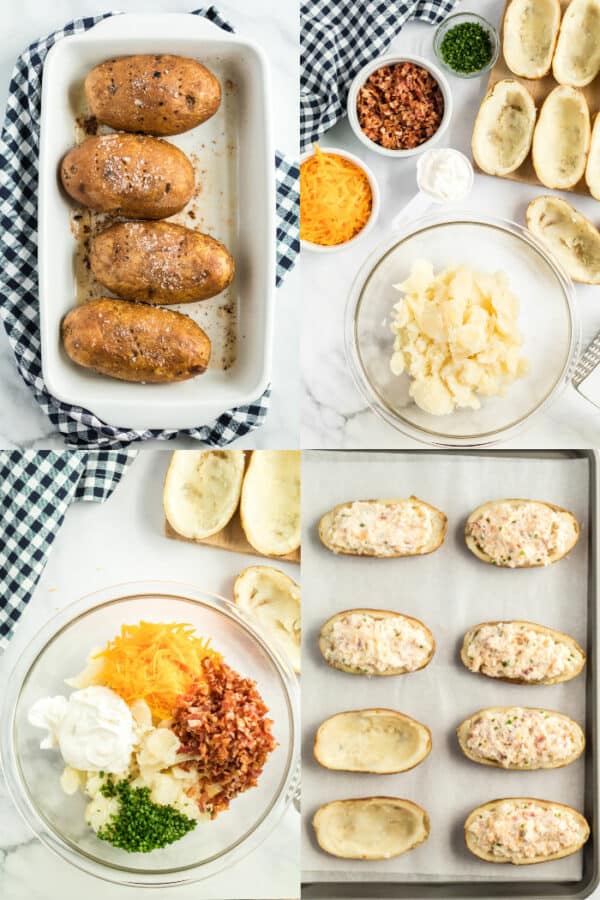 Fully Loaded Twice Baked Potatoes Recipe with Video ⋆ Real Housemoms