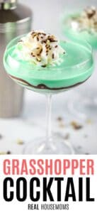 Grasshopper - 3 Ingredient Cocktail ⋆ Real Housemoms