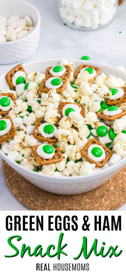 Green Eggs and Ham Snack Mix ⋆ Real Housemoms