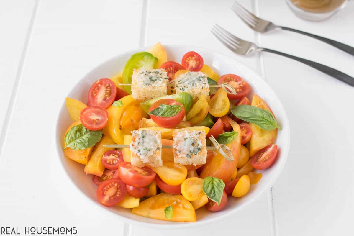 Heirloom Tomato Salad ⋆ Real Housemoms