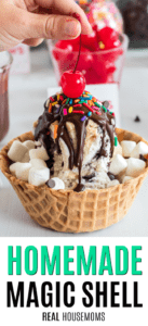 Homemade Magic Shell & Ice Cream Social Printables ⋆ Real Housemoms