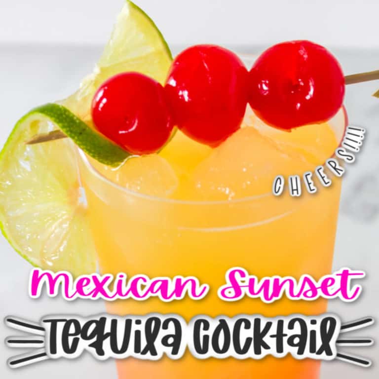 Mexican Sunset - A Tequila Cocktail ⋆ Real Housemoms