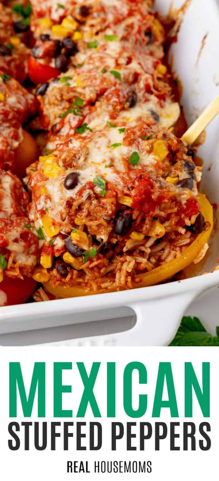 Mexican Stuffed Peppers ⋆ Real Housemoms