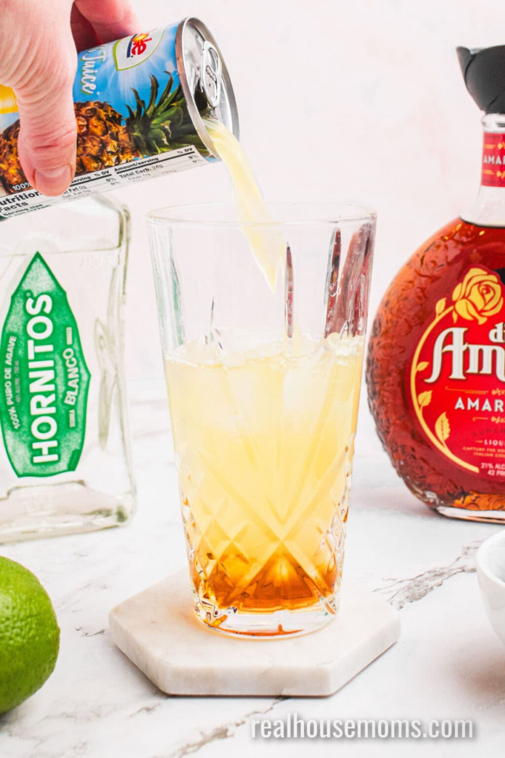 Original Mexican Sunset Cocktail (Tequila Sunset)