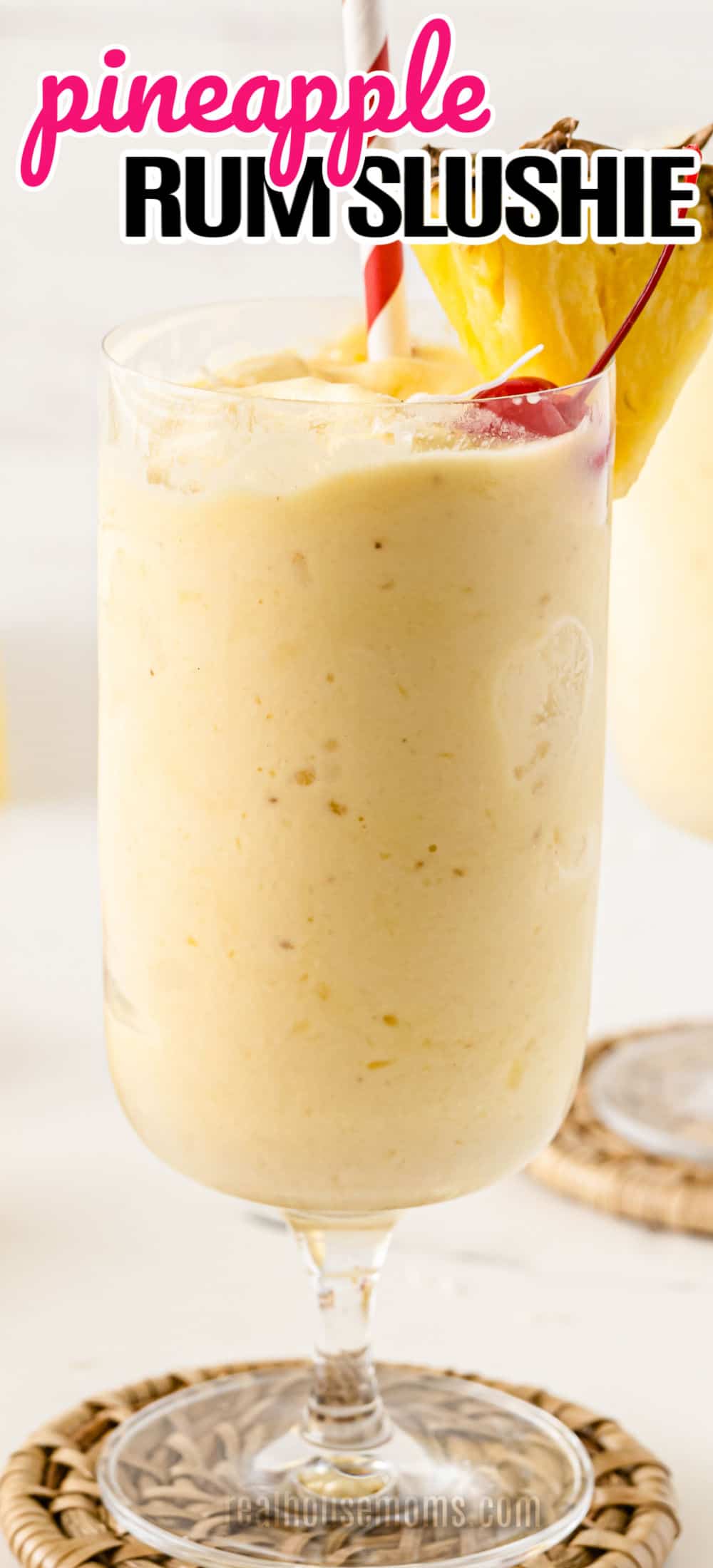Pineapple Rum Slushie ⋆ Real Housemoms