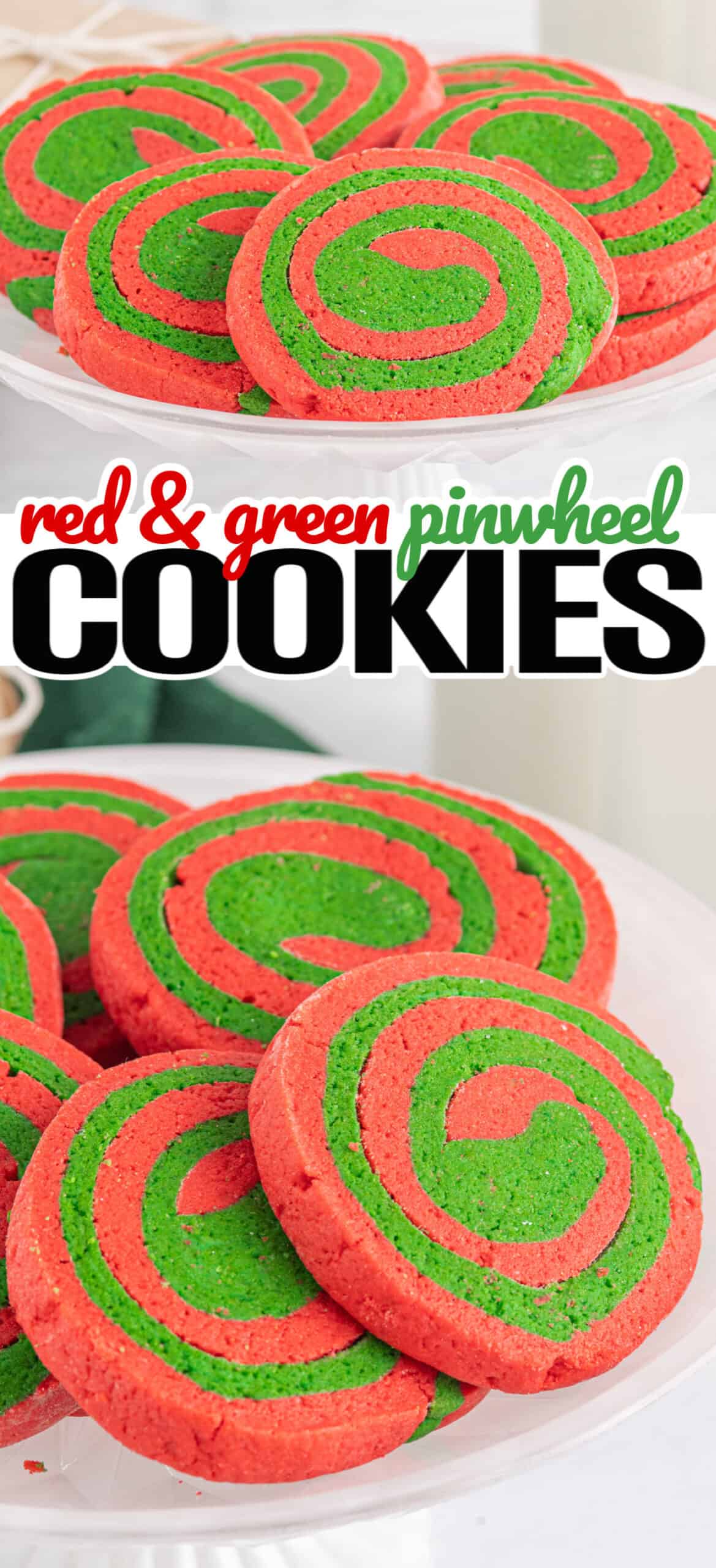 Red & Green Pinwheel Cookies ⋆ Real Housemoms