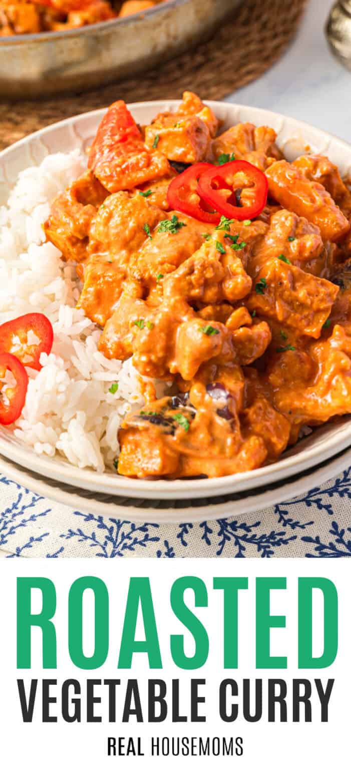 Roasted Vegetable Curry (Easy Creamy Curry Recipe)