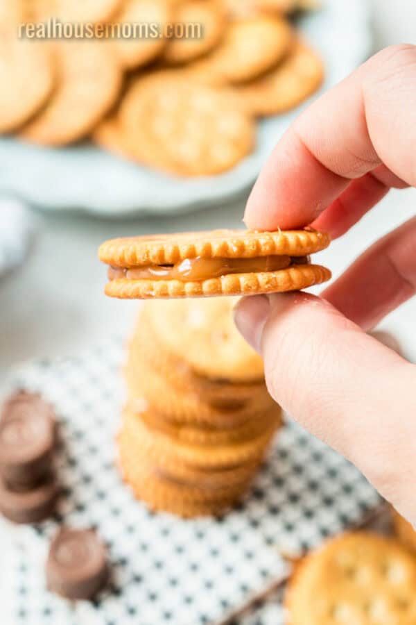 Rolo Stuffed Ritz Crackers ⋆ Real Housemoms