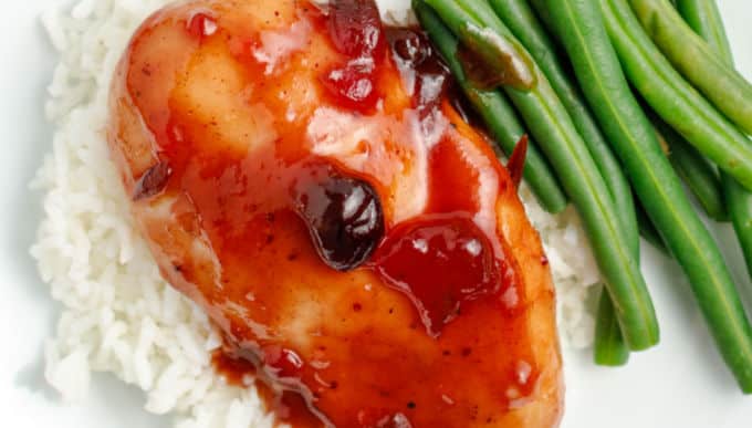 Slow Cooker Cranberry Chicken ⋆ Real Housemoms