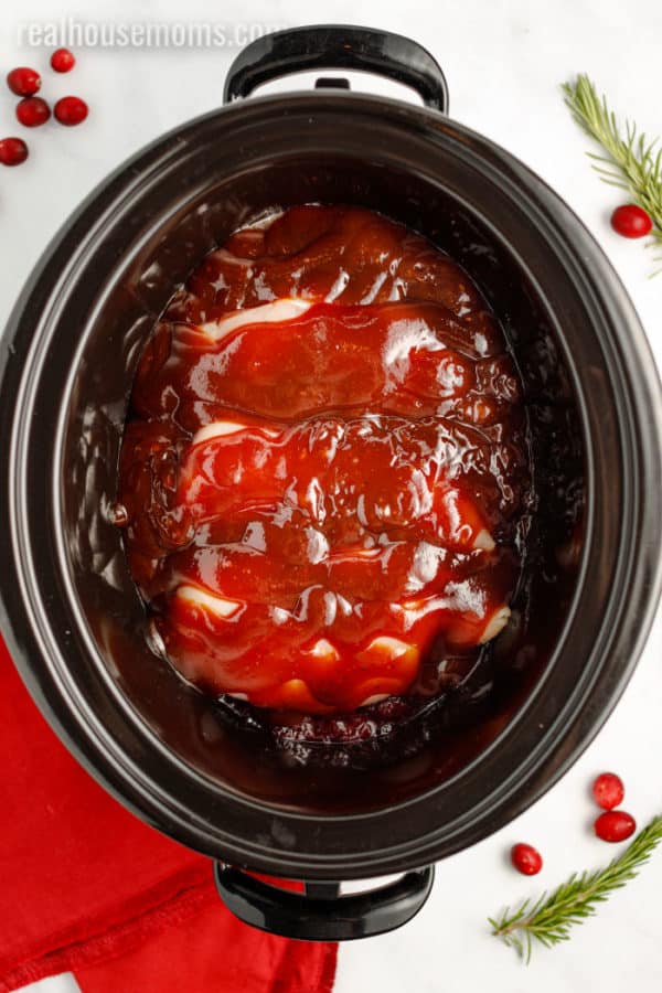 Slow Cooker Cranberry Chicken ⋆ Real Housemoms