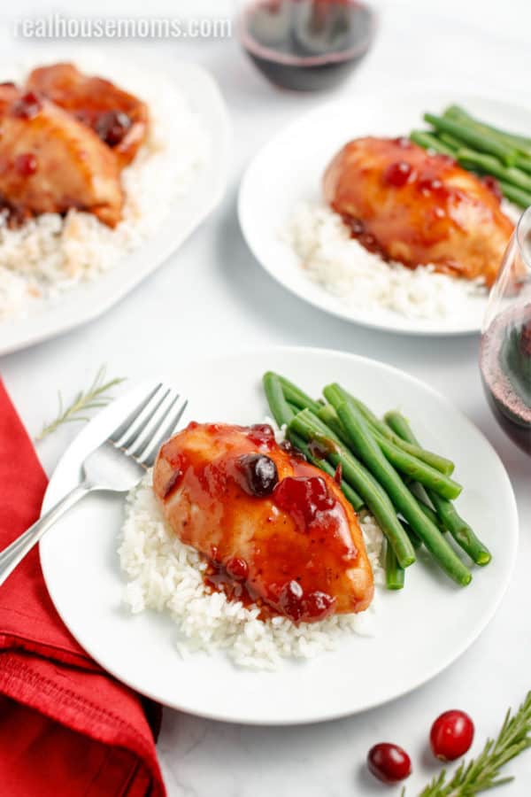 Slow Cooker Cranberry Chicken ⋆ Real Housemoms