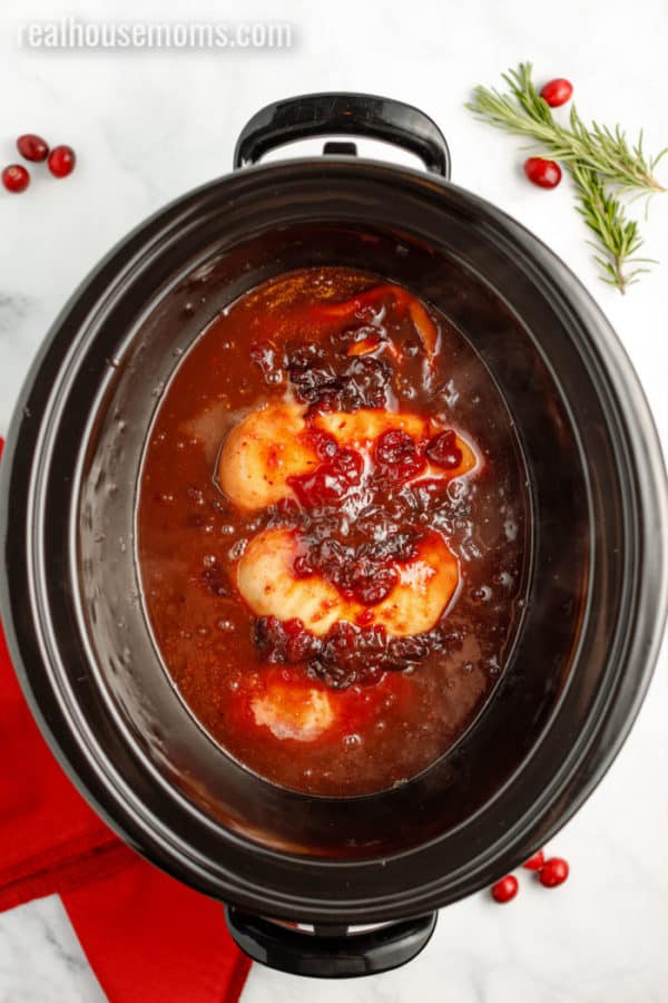 Slow Cooker Cranberry Chicken ⋆ Real Housemoms